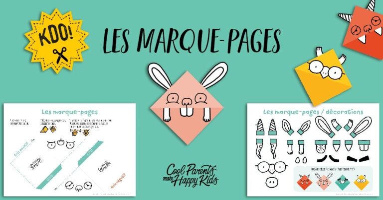 LES MARQUE-PAGES - Cool Parents Make Happy Kids